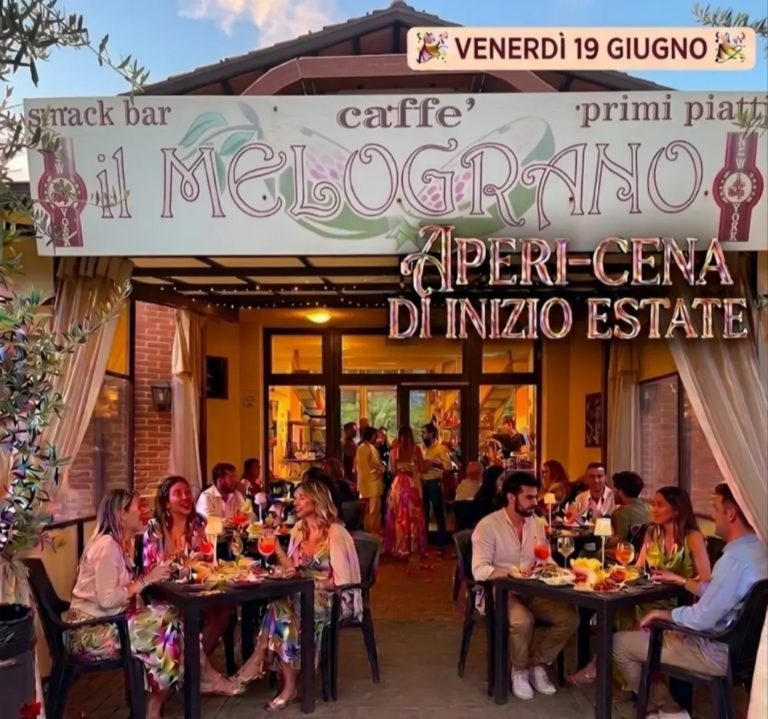 Apericena di inizio estate al caffè Il Melograno | Il Cittadino Pescia